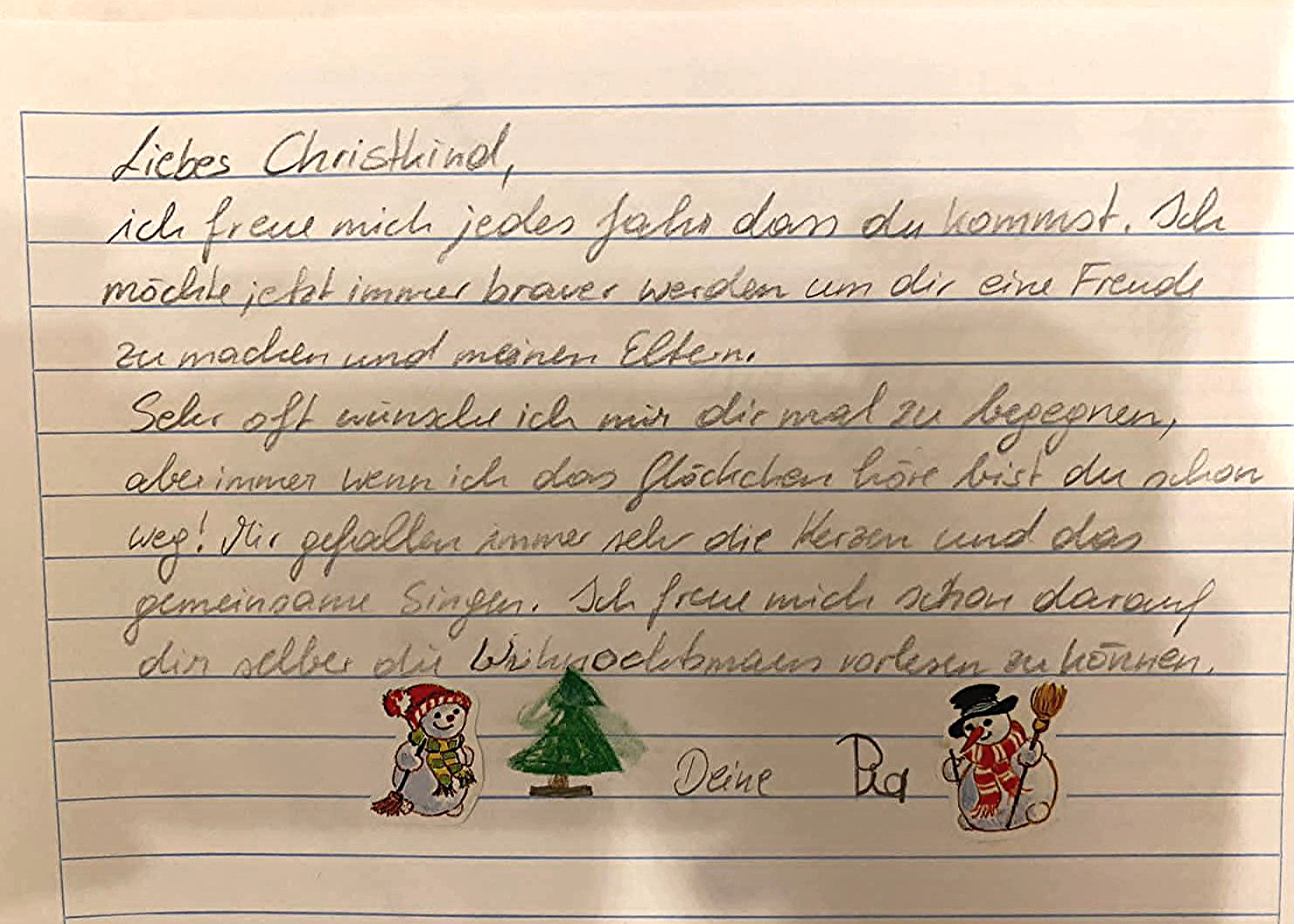 Ein Brief an das Christkind - Kleine Geschichten